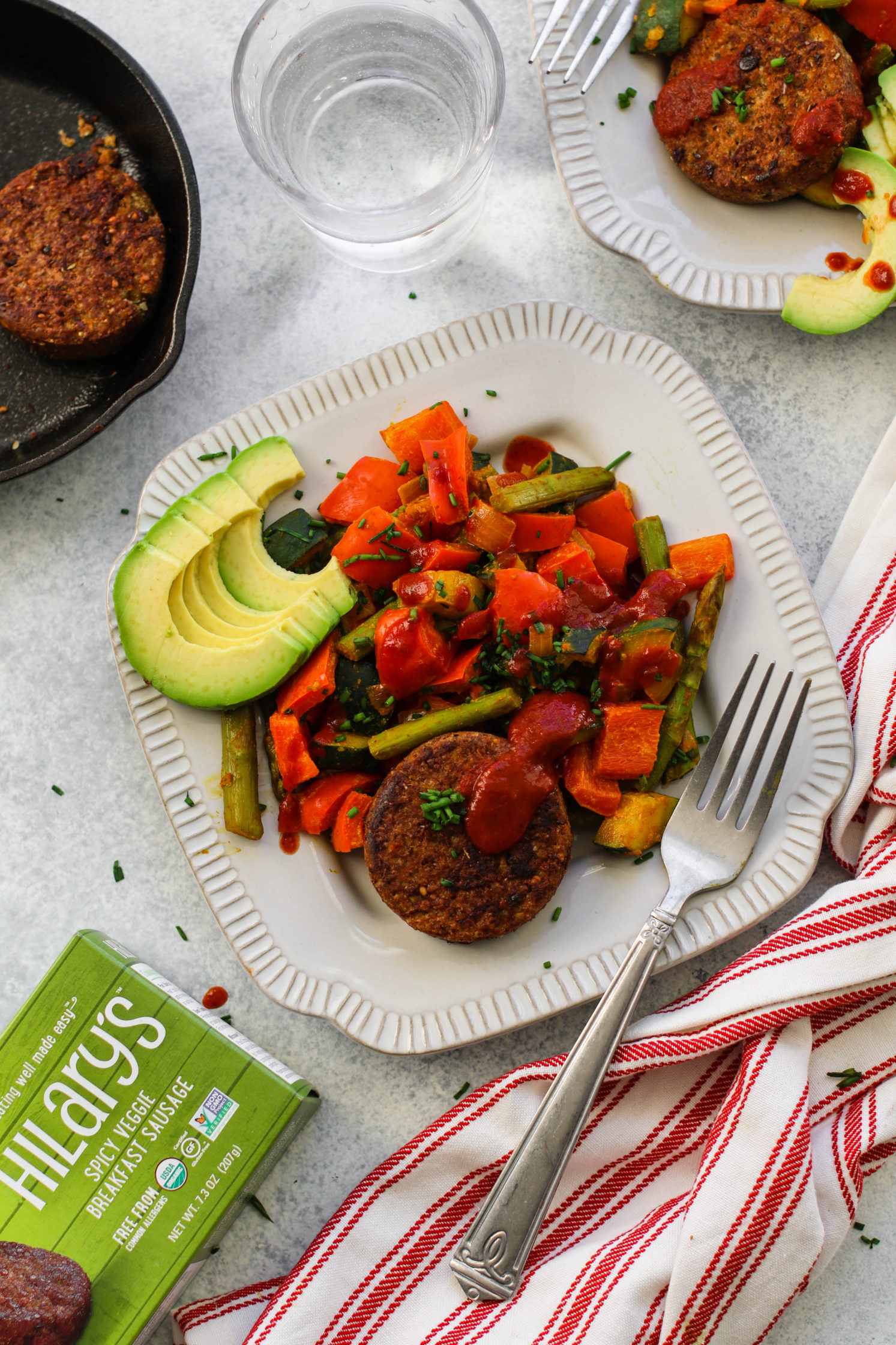 10-Minute Veggie "Scramble" - Flora & Vino