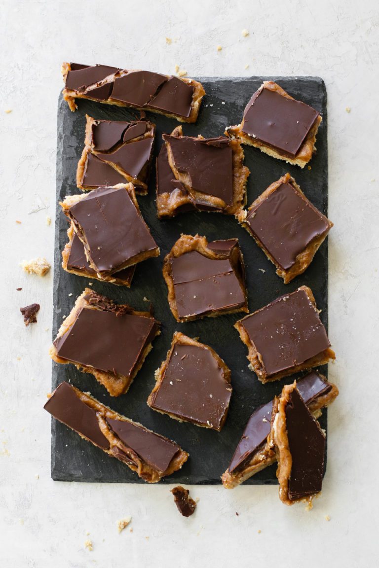 Vegan Chocolate Nougat Bars By Flora And Vino For A Homemade Twix Bar