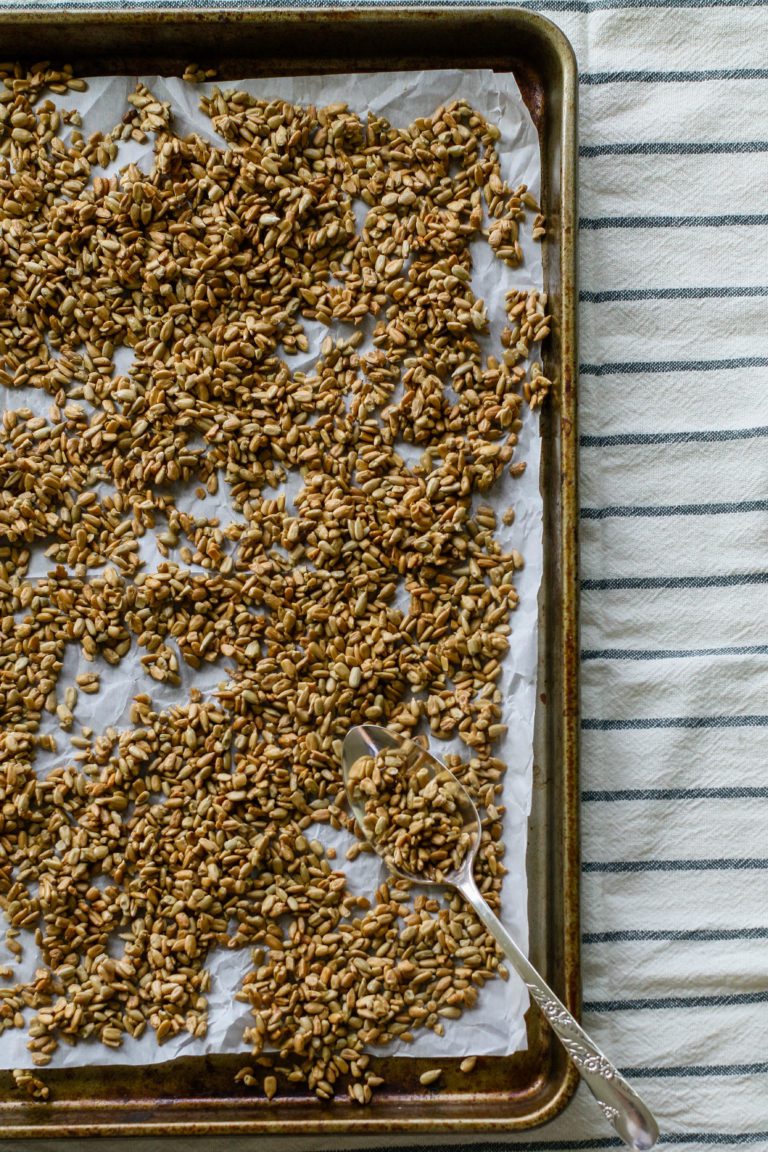 Caramelized Banana & Toasted Sunflower Seed Toast Recipe - Flora & Vino