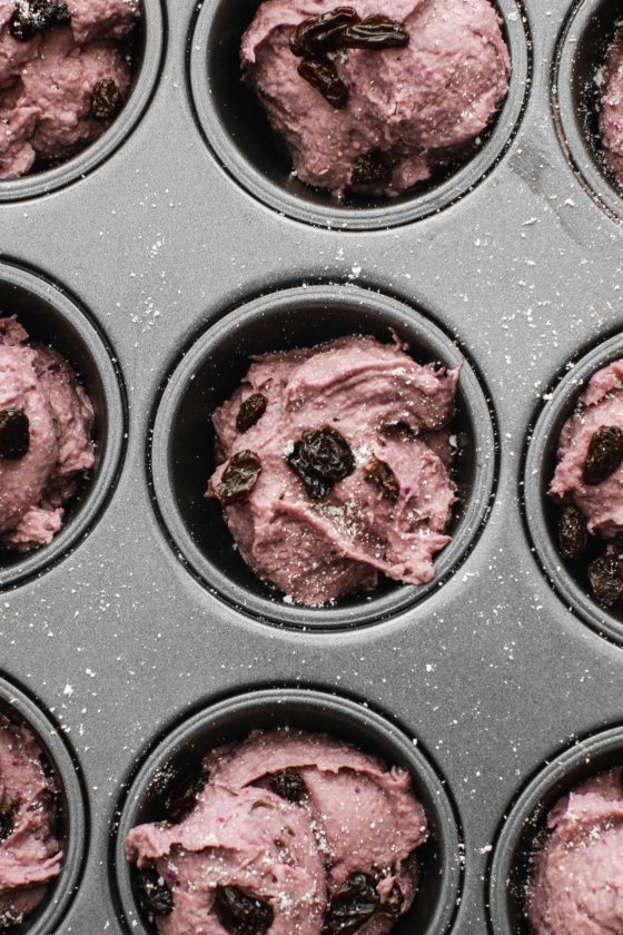 Purple Sweet Potato Muffins - Flora & Vino