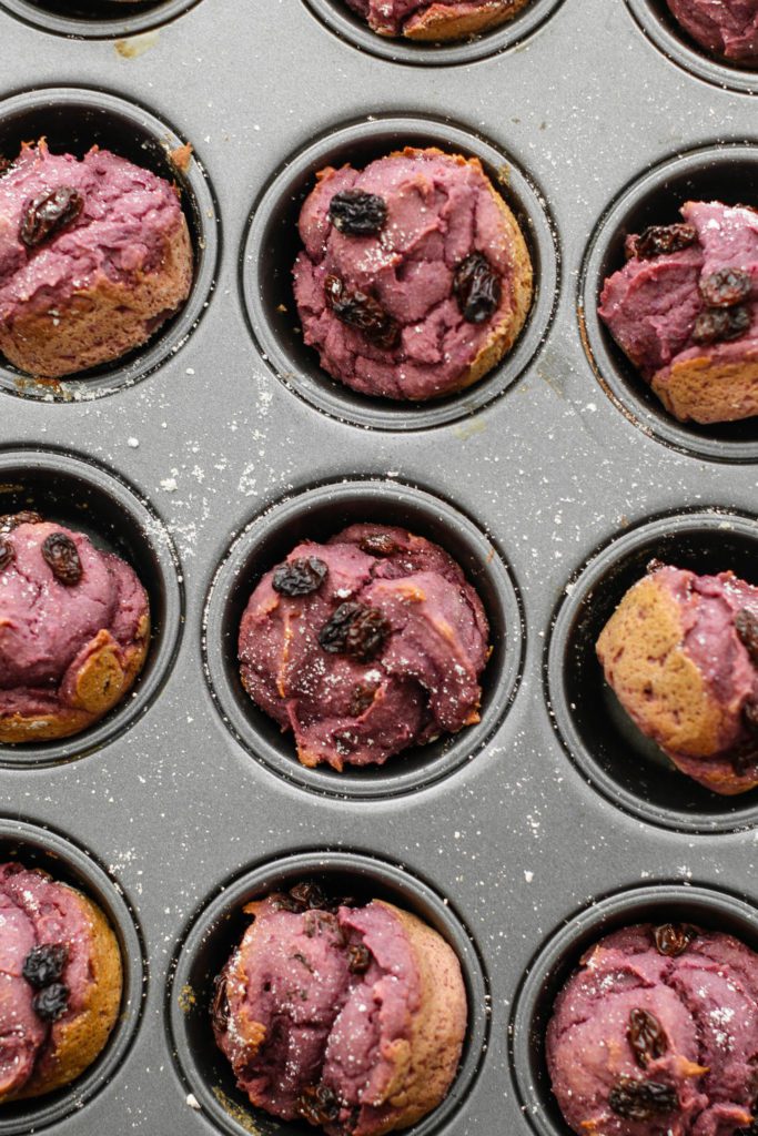 Purple Sweet Potato Muffins - Flora & Vino