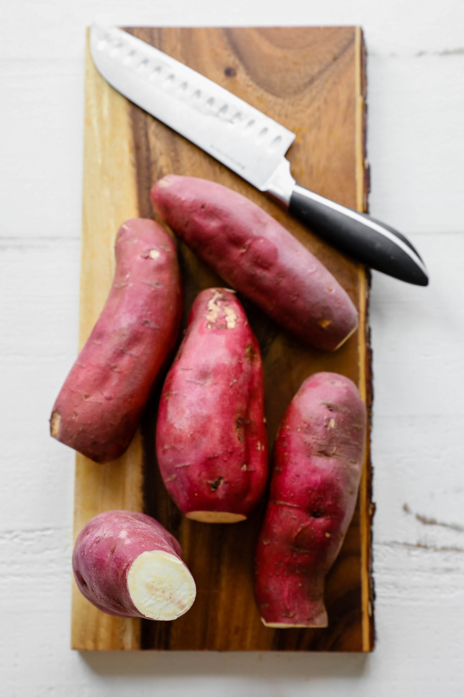 Carrot Hot Dogs with Japanese Yam "Buns" - Flora & Vino