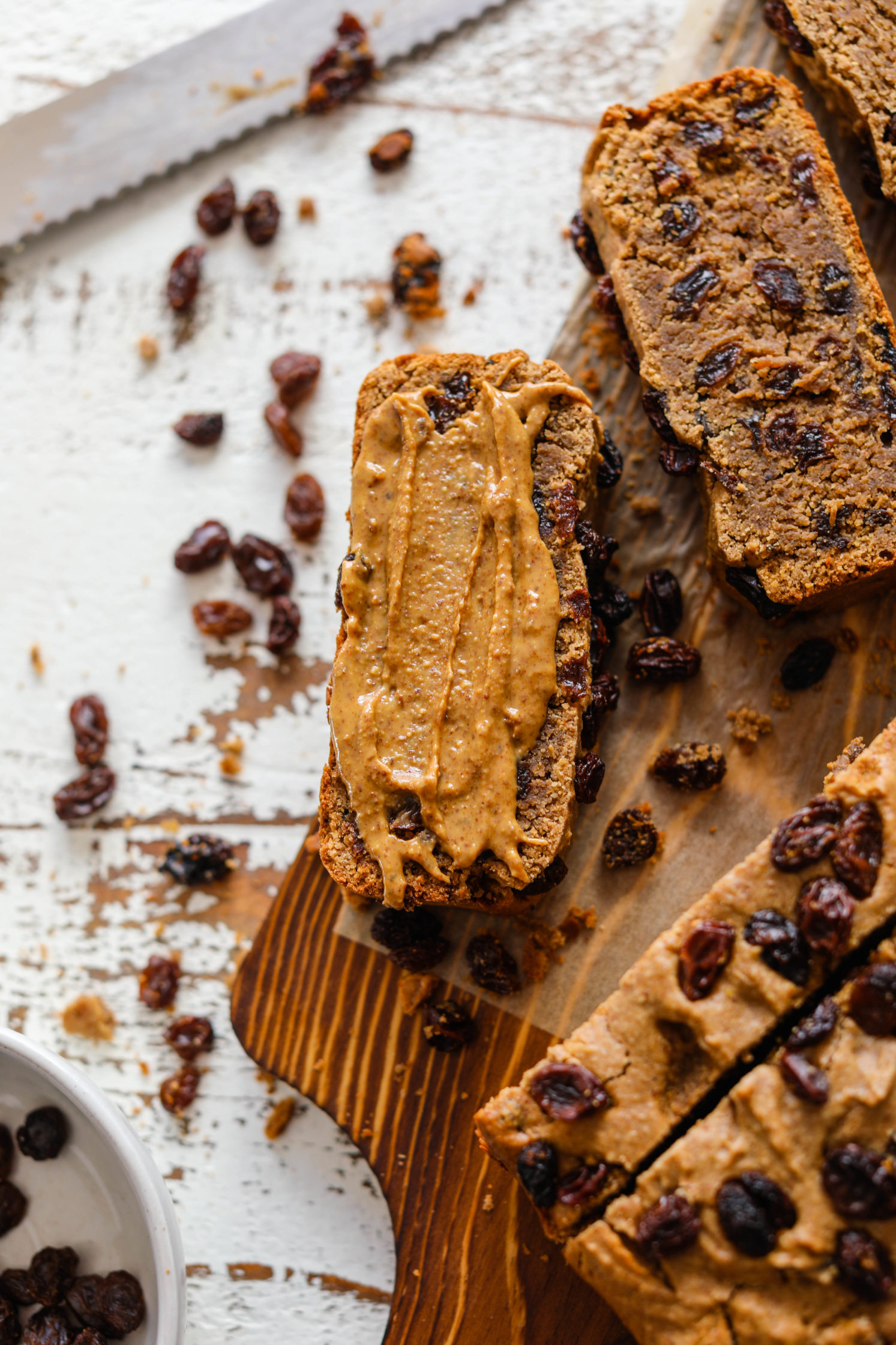 Vegan & Gluten-Free Cinnamon Raisin Bread - Flora & Vino