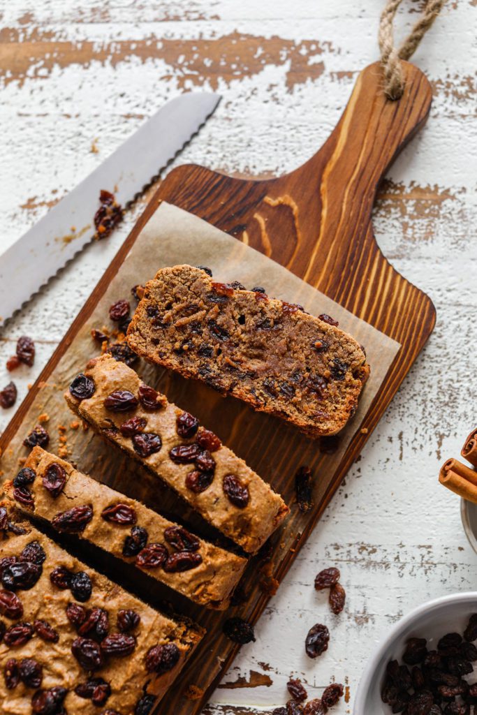 Vegan & Gluten-Free Cinnamon Raisin Bread Recipe - Flora & Vino