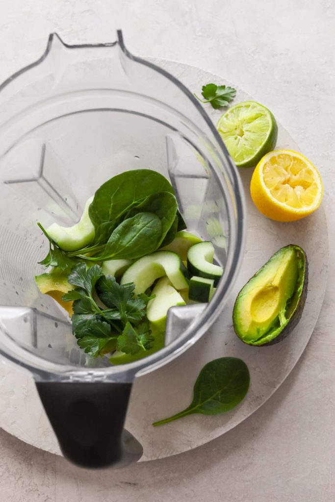 Savory Green Kombucha Smoothie - Flora & Vino