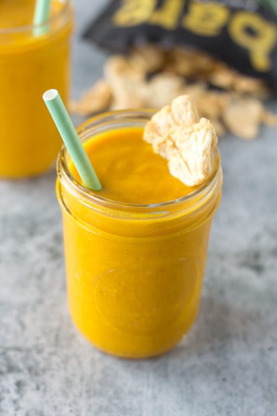 Pineapple Turmeric Tahini Shake - Flora & Vino