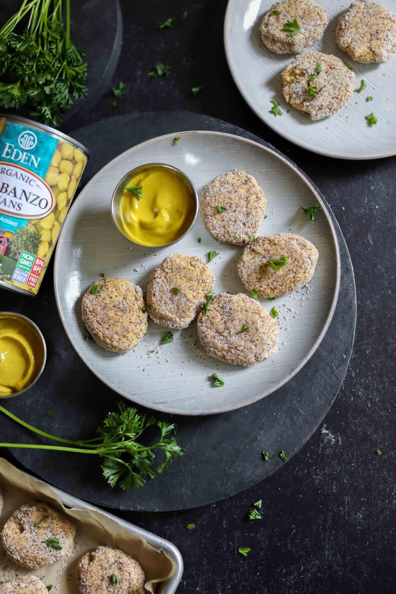 No-Chicken Chickpea Nuggets - Flora & Vino