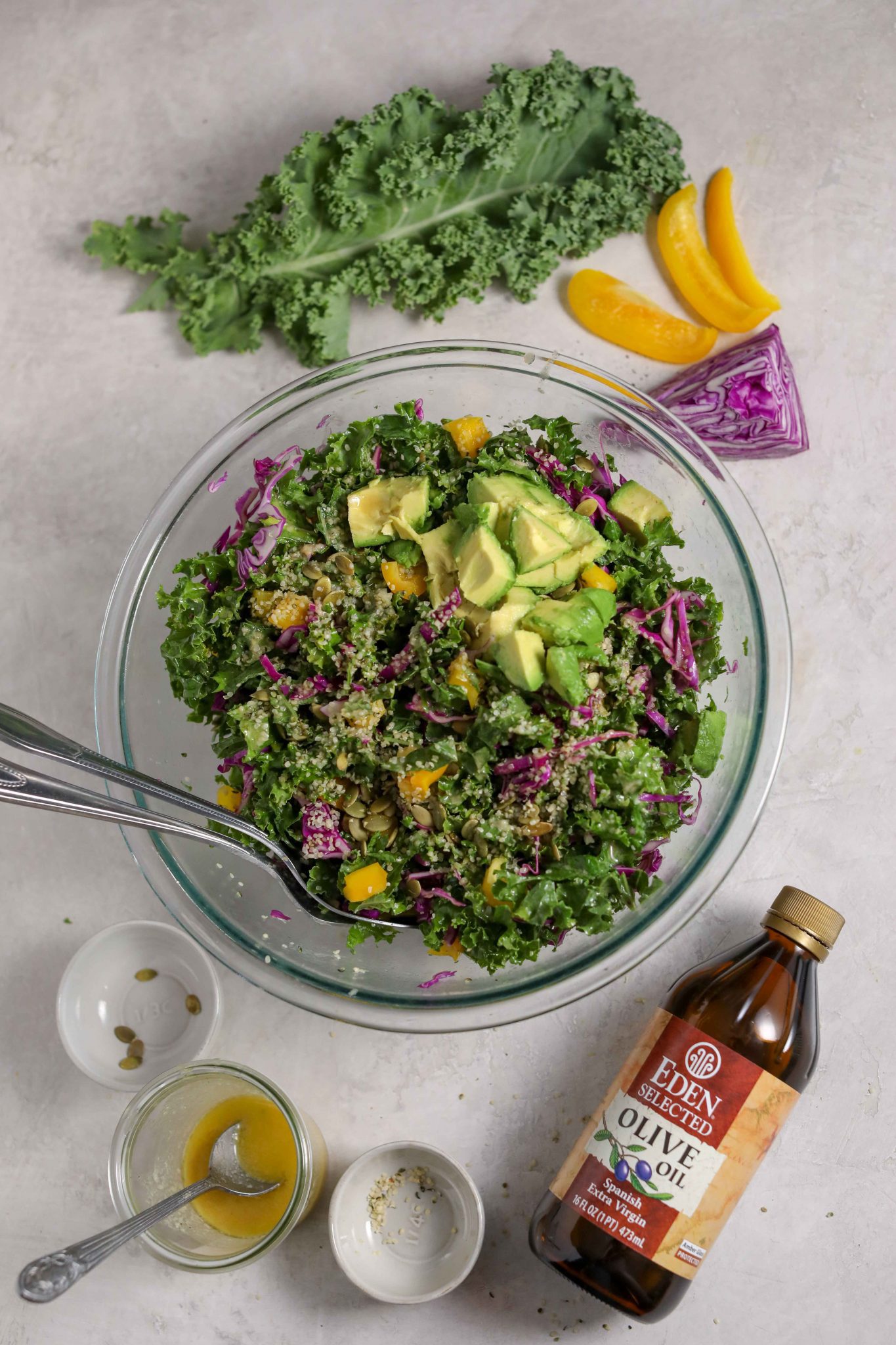 Wintergreen Salad with Maple Dijon Vinaigrette Recipe - Flora & Vino