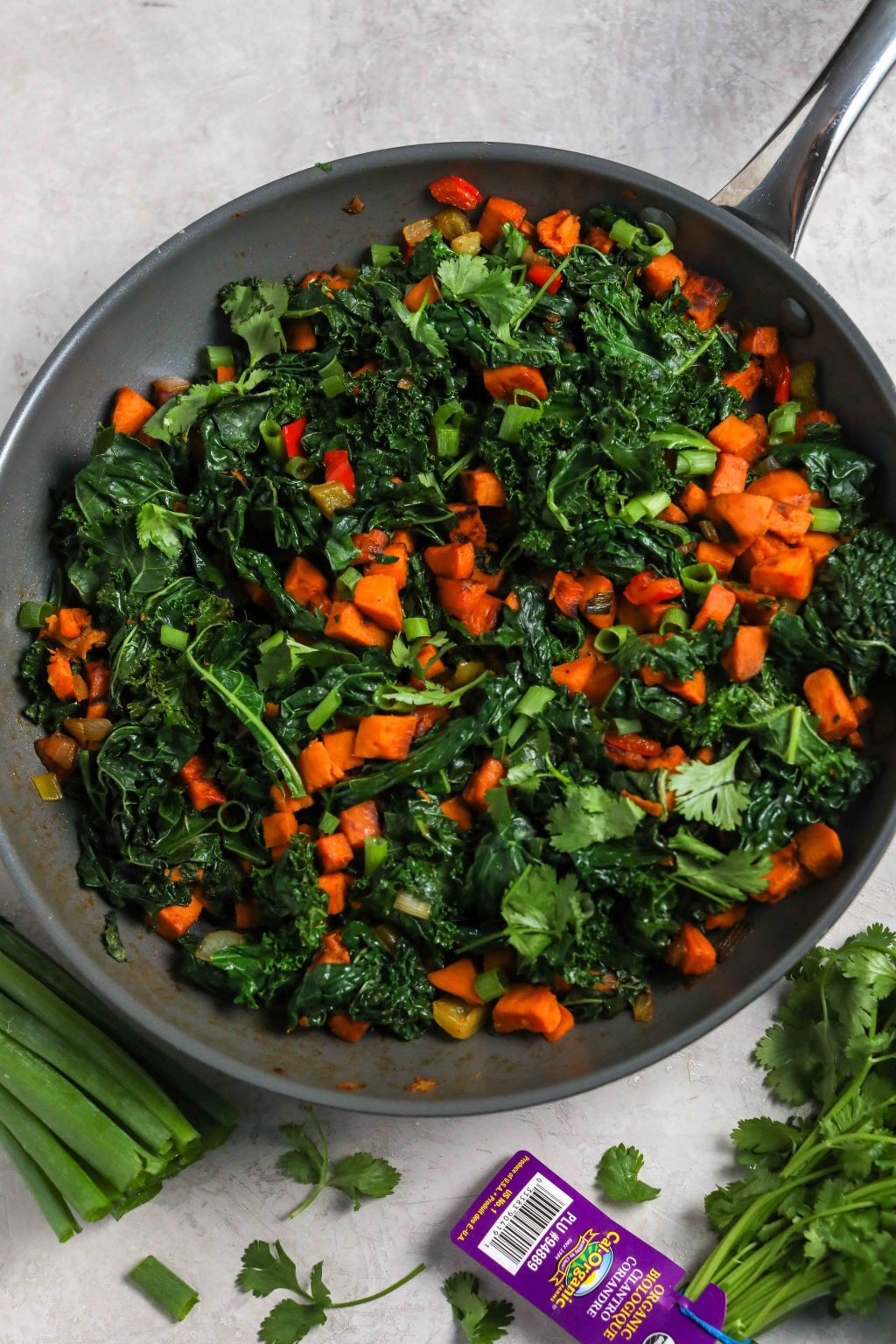 Kale & Sweet Potato Hash Recipe - Flora & Vino