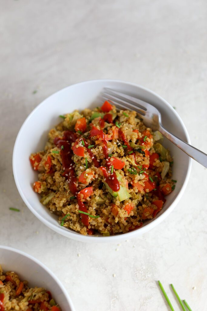 SunButter Quinoa Fried Rice - Flora & Vino