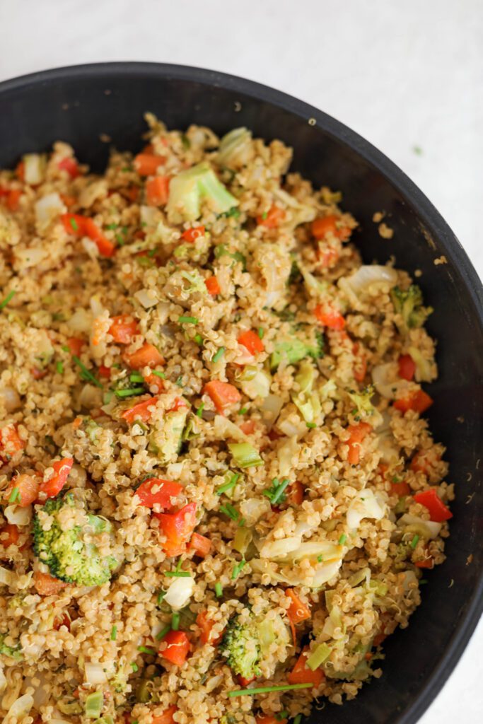 SunButter Quinoa Fried Rice Recipe - Flora & Vino
