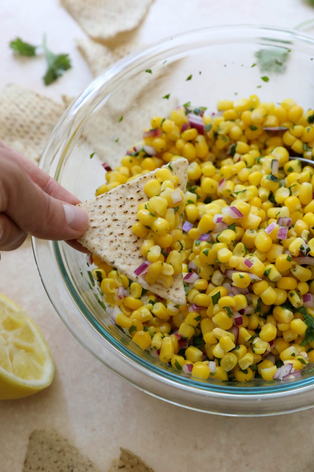 Quick Corn Salsa - Flora & Vino