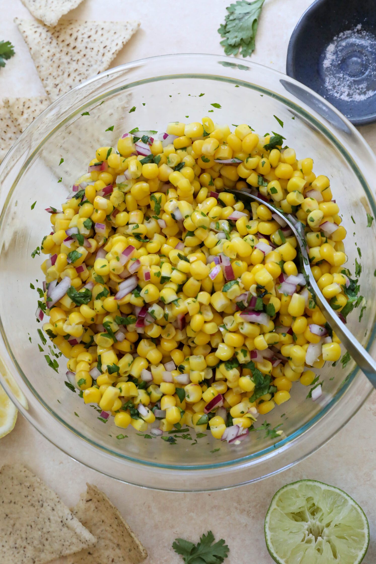Quick Corn Salsa - Flora & Vino