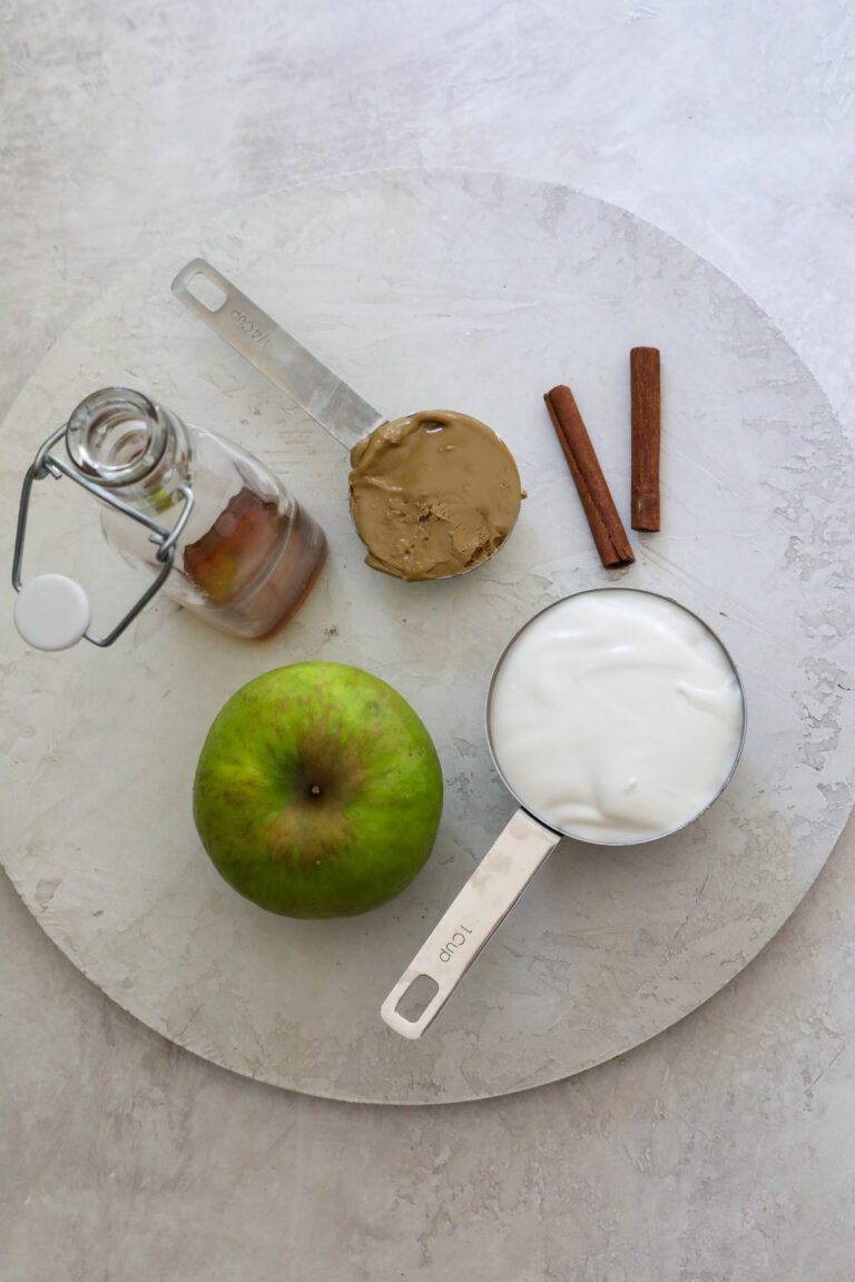 SunButter Yogurt Dip Recipe (4 ingredients!) - Flora & Vino