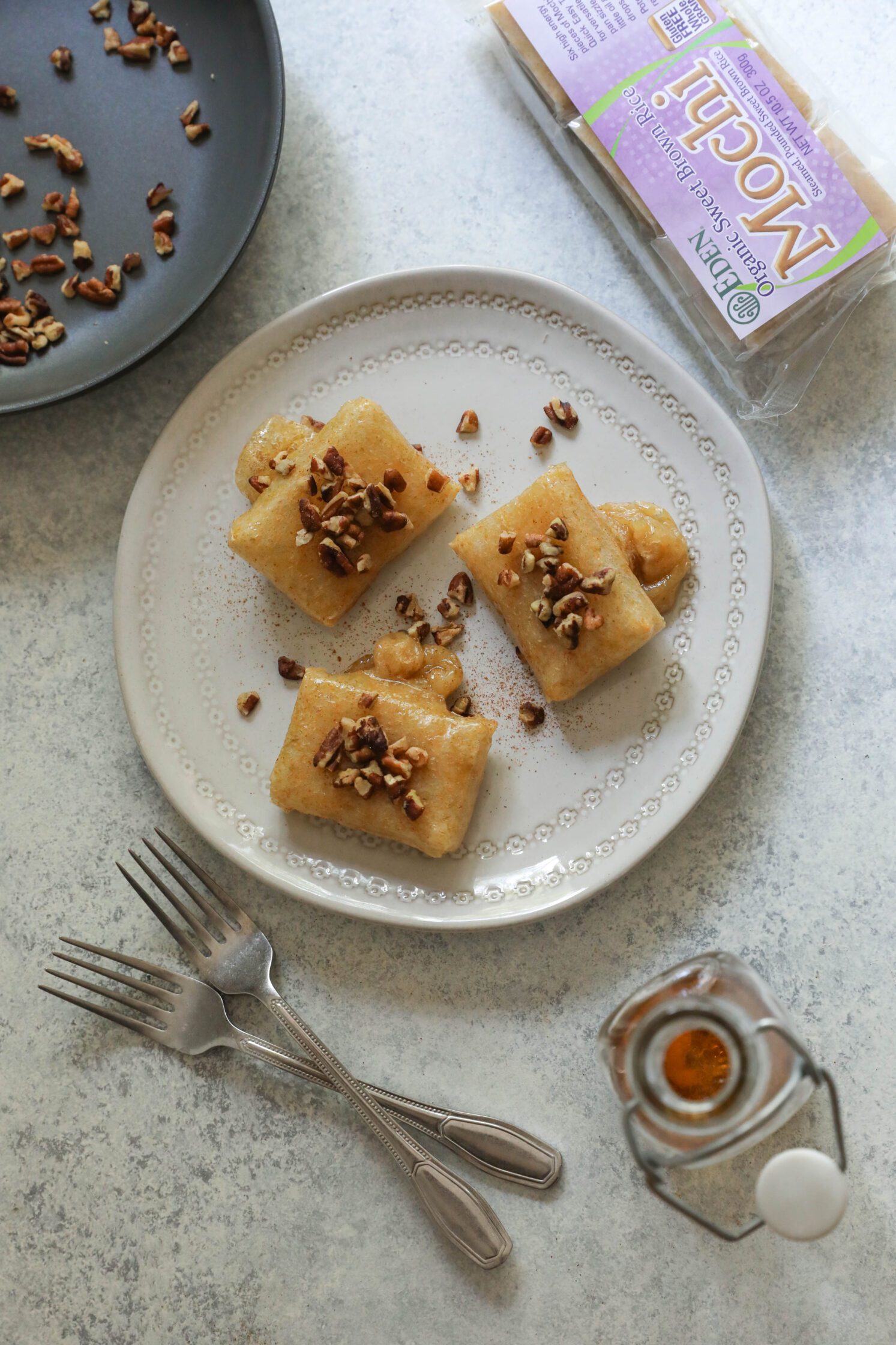 Maple Cinnamon Baked Mochi - Flora & Vino