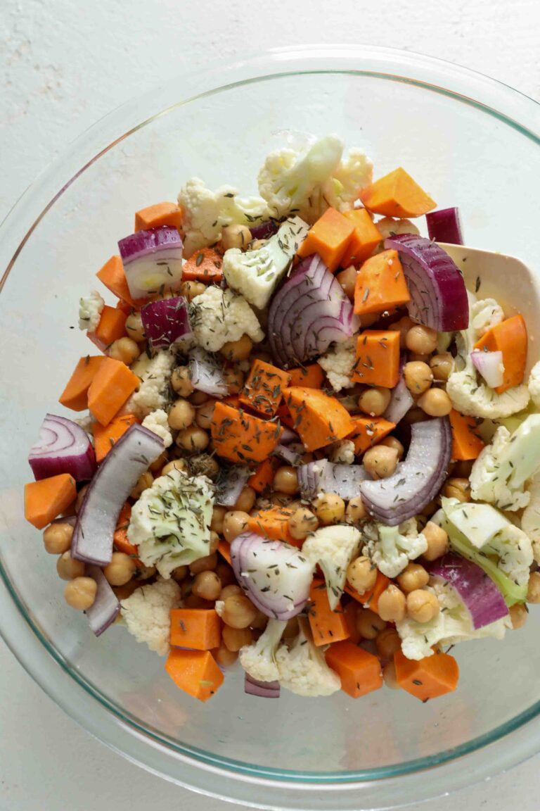 Vegetable Mole Sheet Pan Meal - Flora & Vino