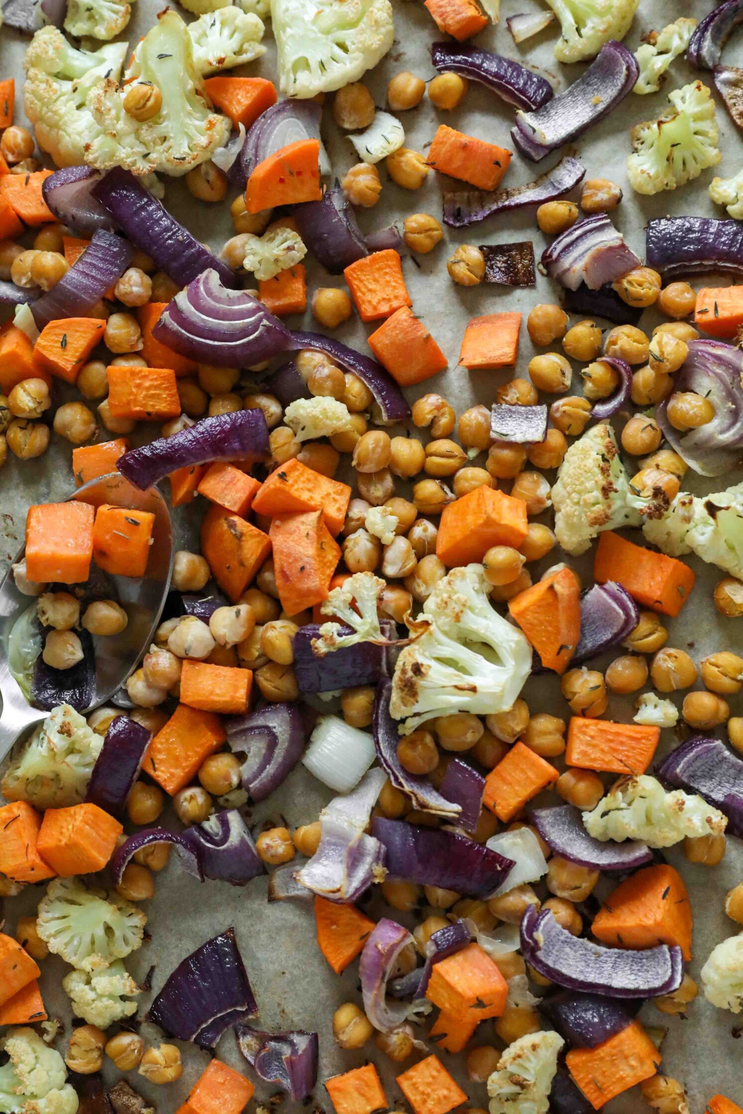 Vegetable Mole Sheet Pan Meal - Flora & Vino