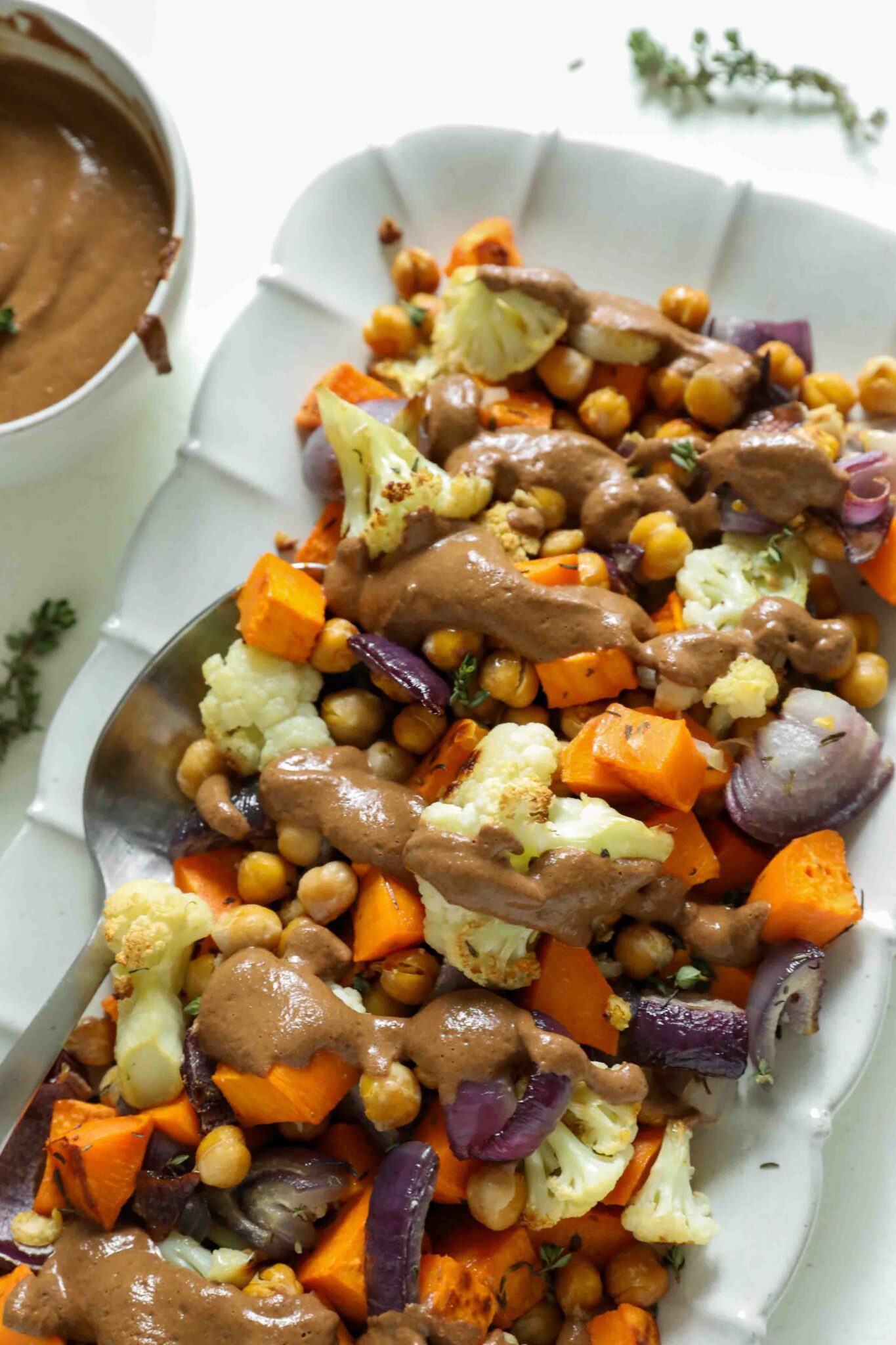 Vegetable Mole Sheet Pan Meal - Flora & Vino