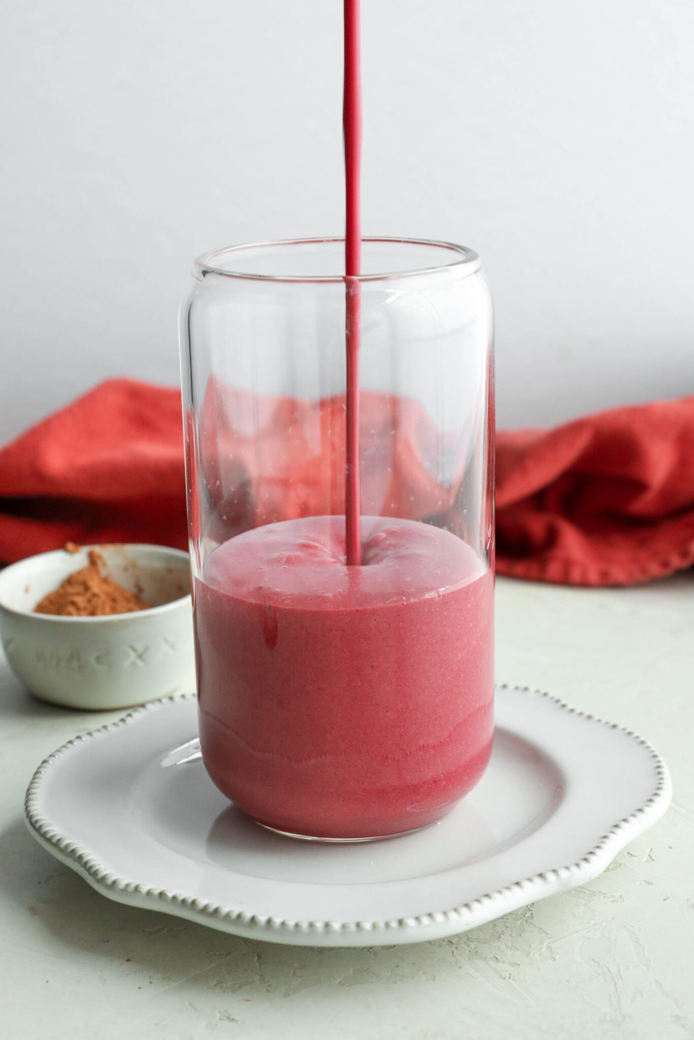 Red Velvet Protein Shake - Flora & Vino