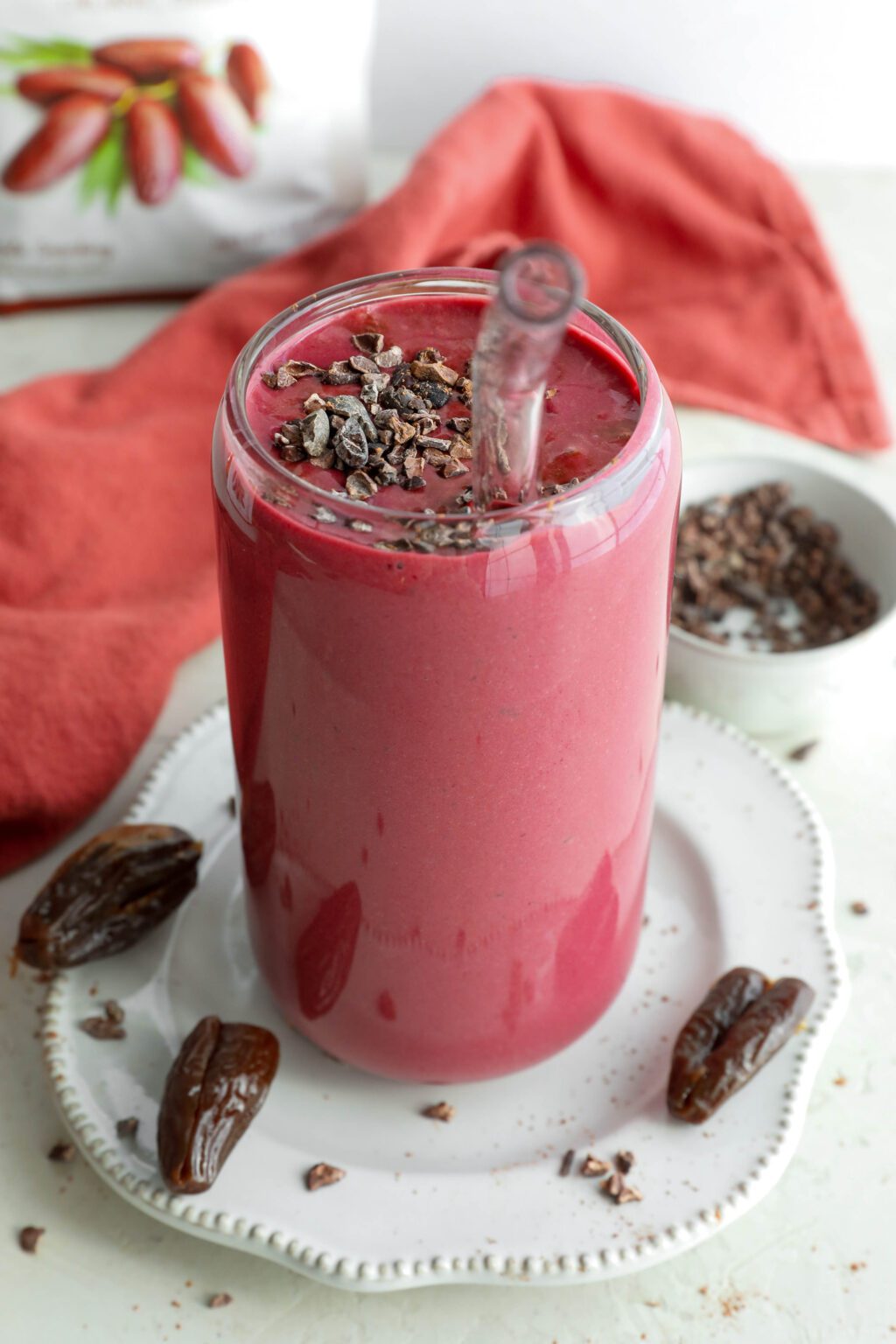 Red Velvet Protein Shake - Flora & Vino