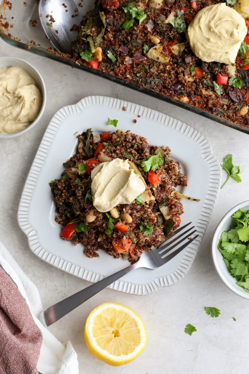 Mediterranean Quinoa Bake - Flora & Vino