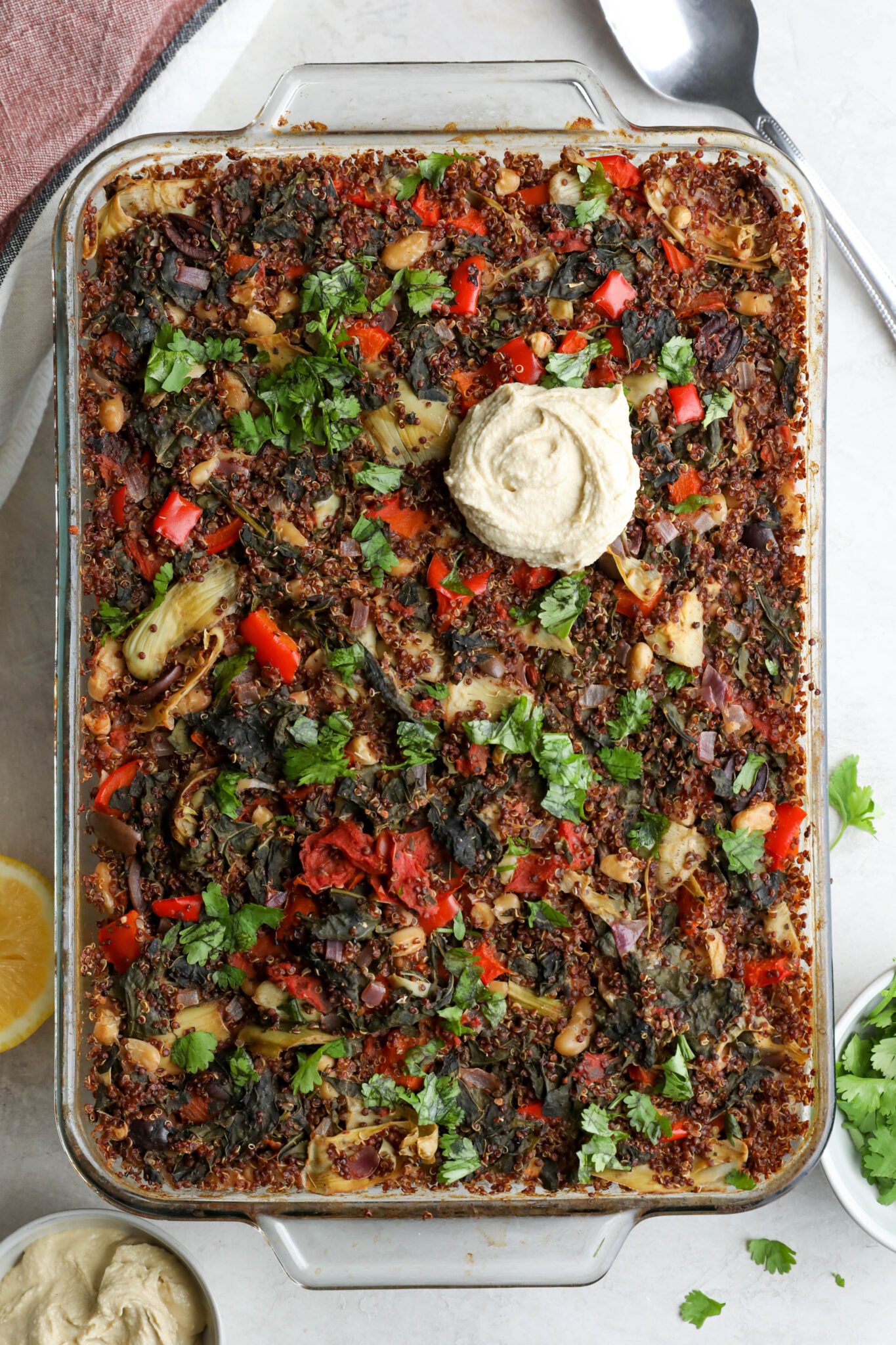 Mediterranean Quinoa Bake - Flora & Vino