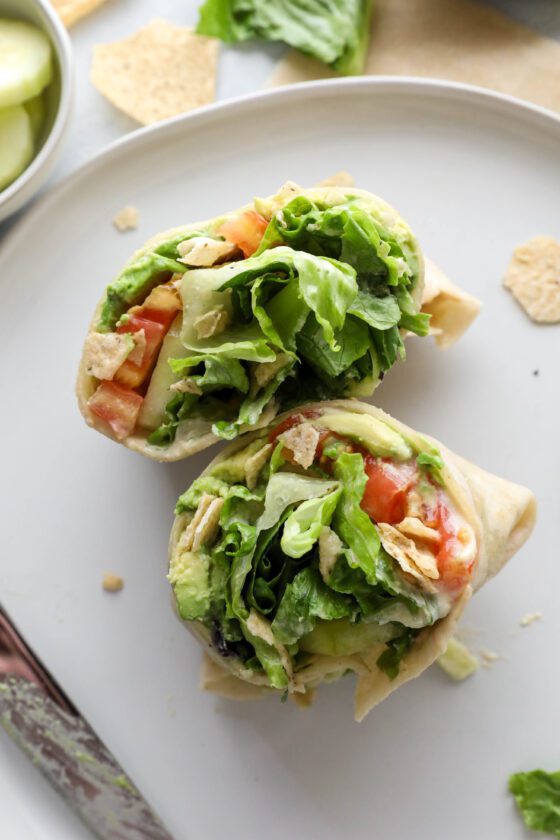 Salad Crunch Wrap (Grain-Free!) Recipe - Flora & Vino