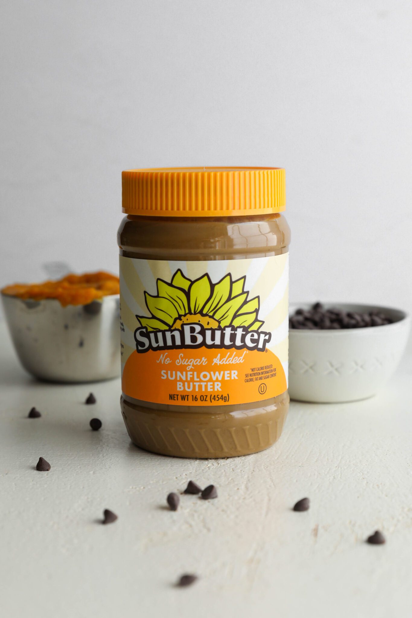 Pumpkin SunButter Chocolate Chip Muffins Recipe- Flora & Vino