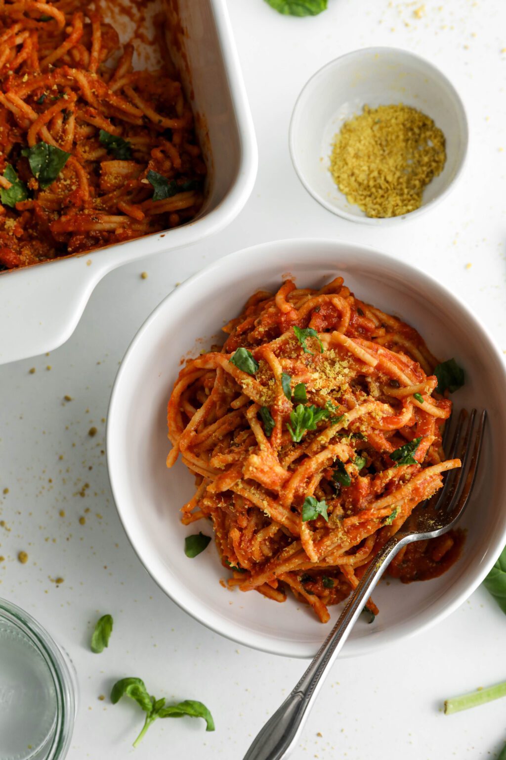 No-Boil Spaghetti Bake (Vegan & Gluten-Free!) - Flora & Vino