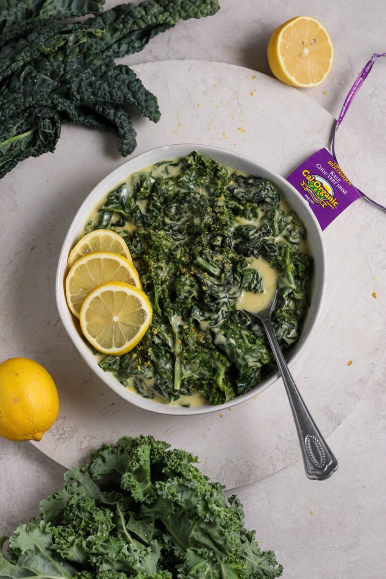 Coconut Creamed Kale Recipe (1-pan!) - Flora & Vino