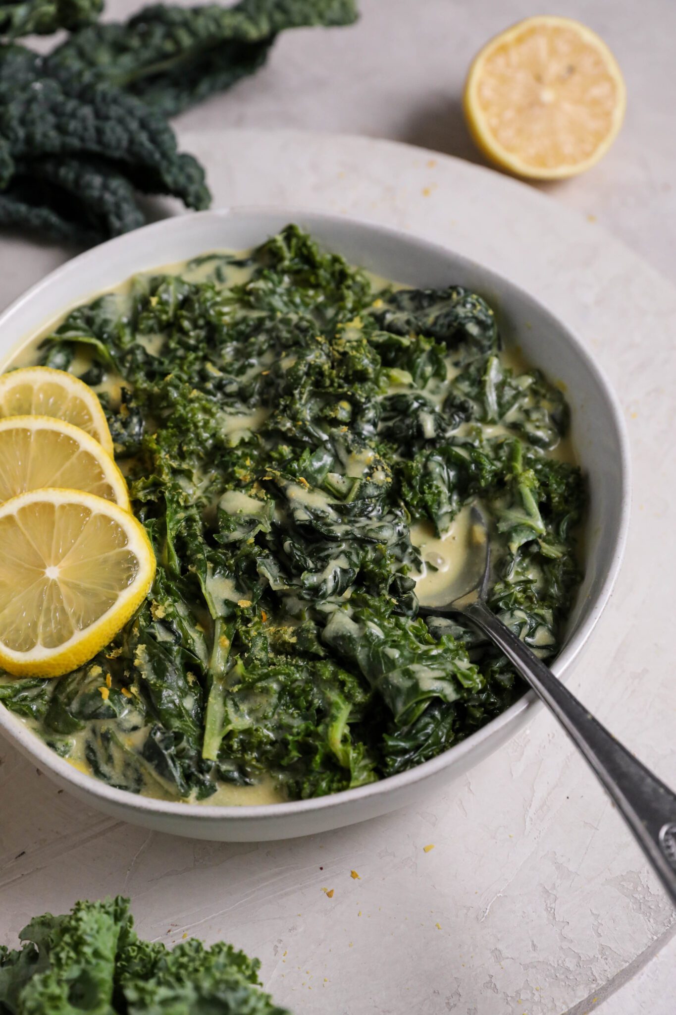 Coconut Creamed Kale Recipe (1-pan!) - Flora & Vino