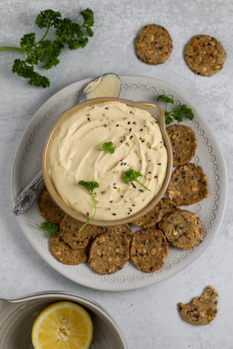 Cheezy White Bean Dip Recipe (Oil-Free!) - Flora & Vino