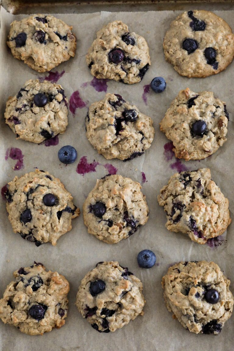 Blueberry SunButter Breakfast Cookies Recipe - Flora & Vino